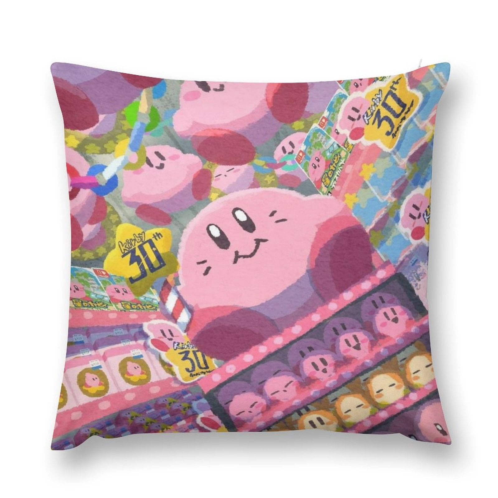 Anime Kirby Pillowcases Kirby Merch 22 "x22 " Anime Decorative Pillows ...