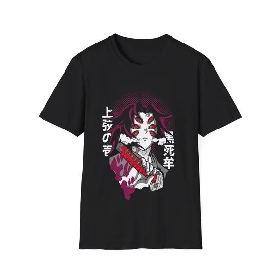 Anime Kokoshibo Upper Moon One Softstyle T-Shirt, Manga Graphic Tee ...