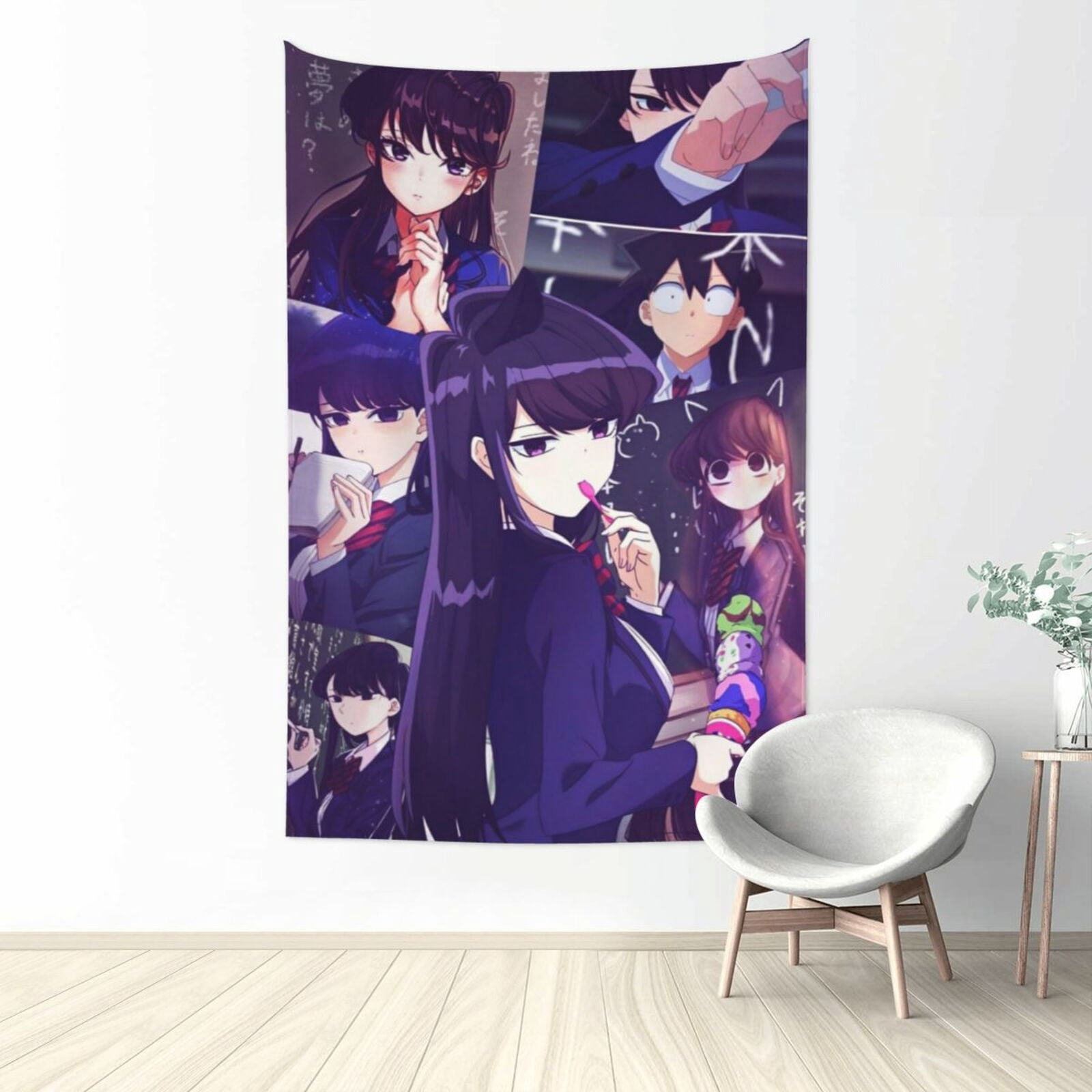 Anime Komi Can'T Communicate Komi Shouko Tapestry Wall Hanging Home ...
