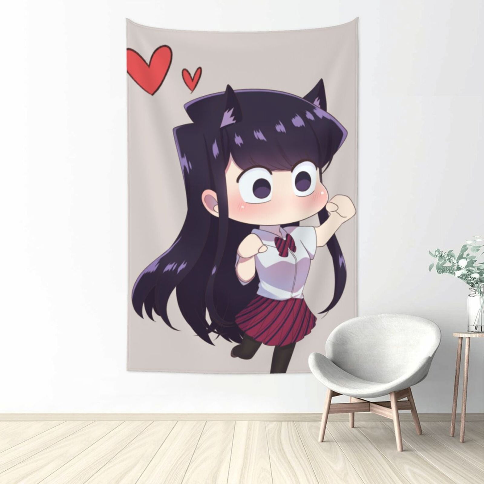 Anime Komi Can'T Communicate Komi Shouko Tapestry Wall Hanging Home ...