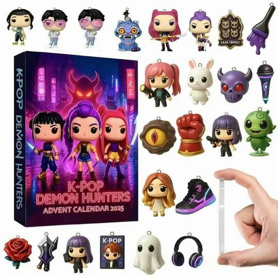 Anime Kp-op Hunter Advent Calendar 2025 Demon Acrylic Cartoon Character ...