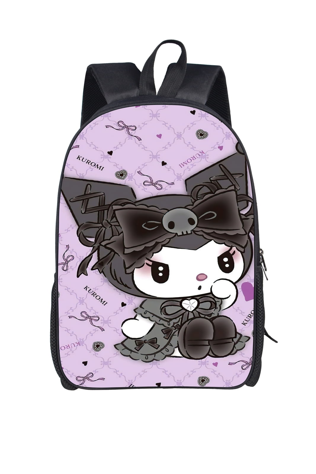 Anime Kuromi Backpack Cute Cartoon Bag Printed Daypack Novelty Travel ...