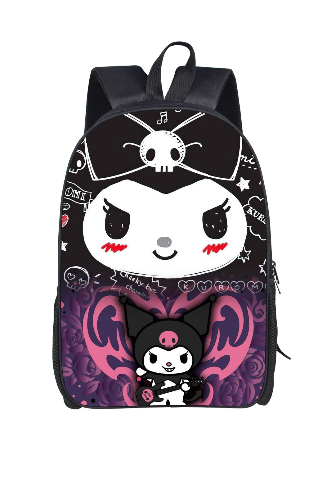 Anime Kuromi Backpack Cute Cartoon Bag Printed Daypack Novelty Travel ...