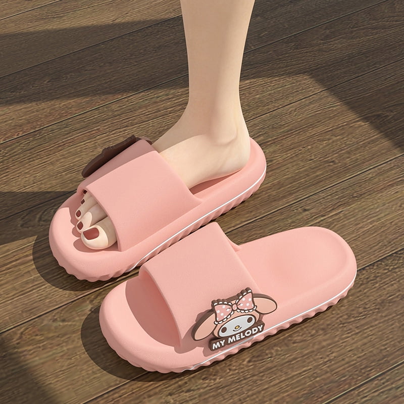 Anime Kuromi Hello Kitty My Melody Cinnamoroll Kawaii Sanrio Slippers ...