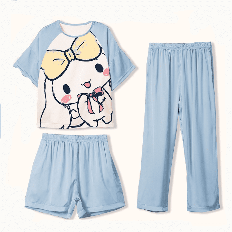Anime Kuromi Pajamas Set for Cute Cinnamoroll My Melody Cotton Cartoon ...