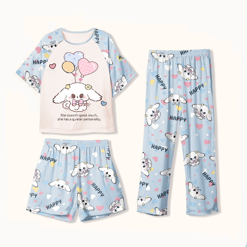 Anime Kuromi Pajamas Set for Cute Cinnamoroll My Melody Cotton Cartoon ...