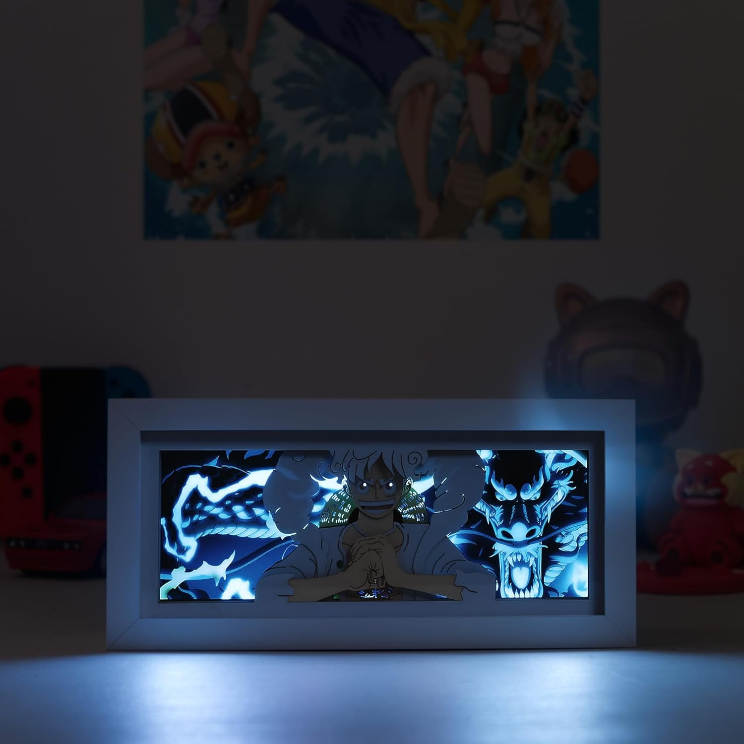 Anime LED Light Box, Manga Shadow Box Frame, Anime Paper Cut Light Box ...