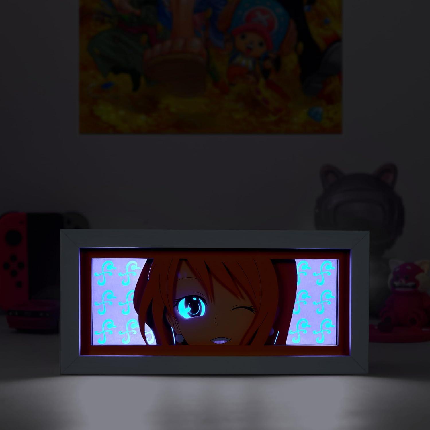 Anime LED Light Box, Manga Shadow Box Frame, Anime Paper Cut, Table ...