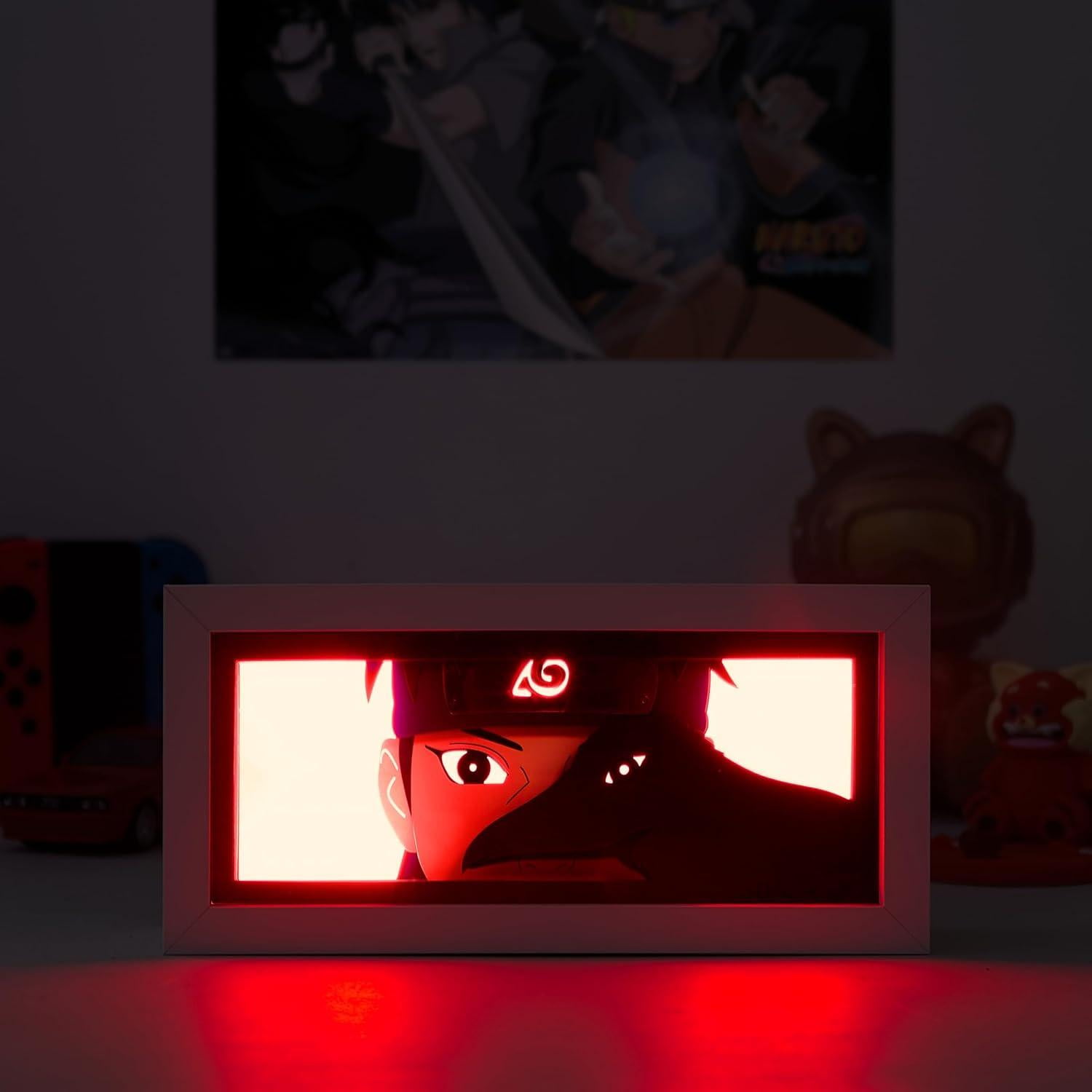 Anime LED Light Box, Manga Shadow Box Frame, Paper Cut, Table Lamp for ...