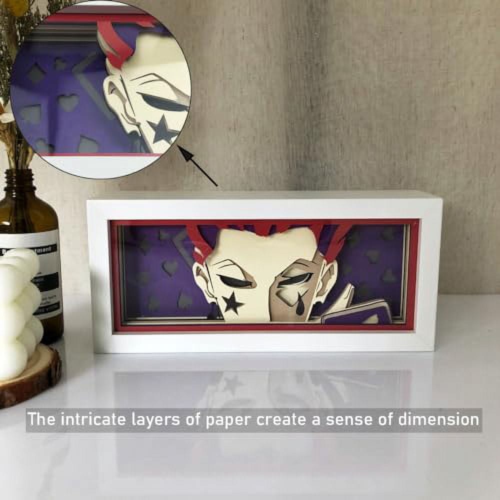 Anime LED Light Box,Papercut Anime Light Box,Handmade Manga Paper ...