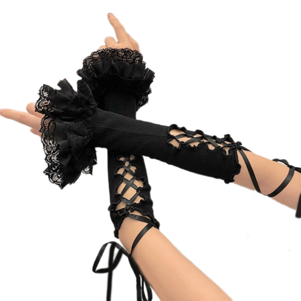 Anime Lace Arm Covers Arm Sleeves For Parties And Stage Performances ...