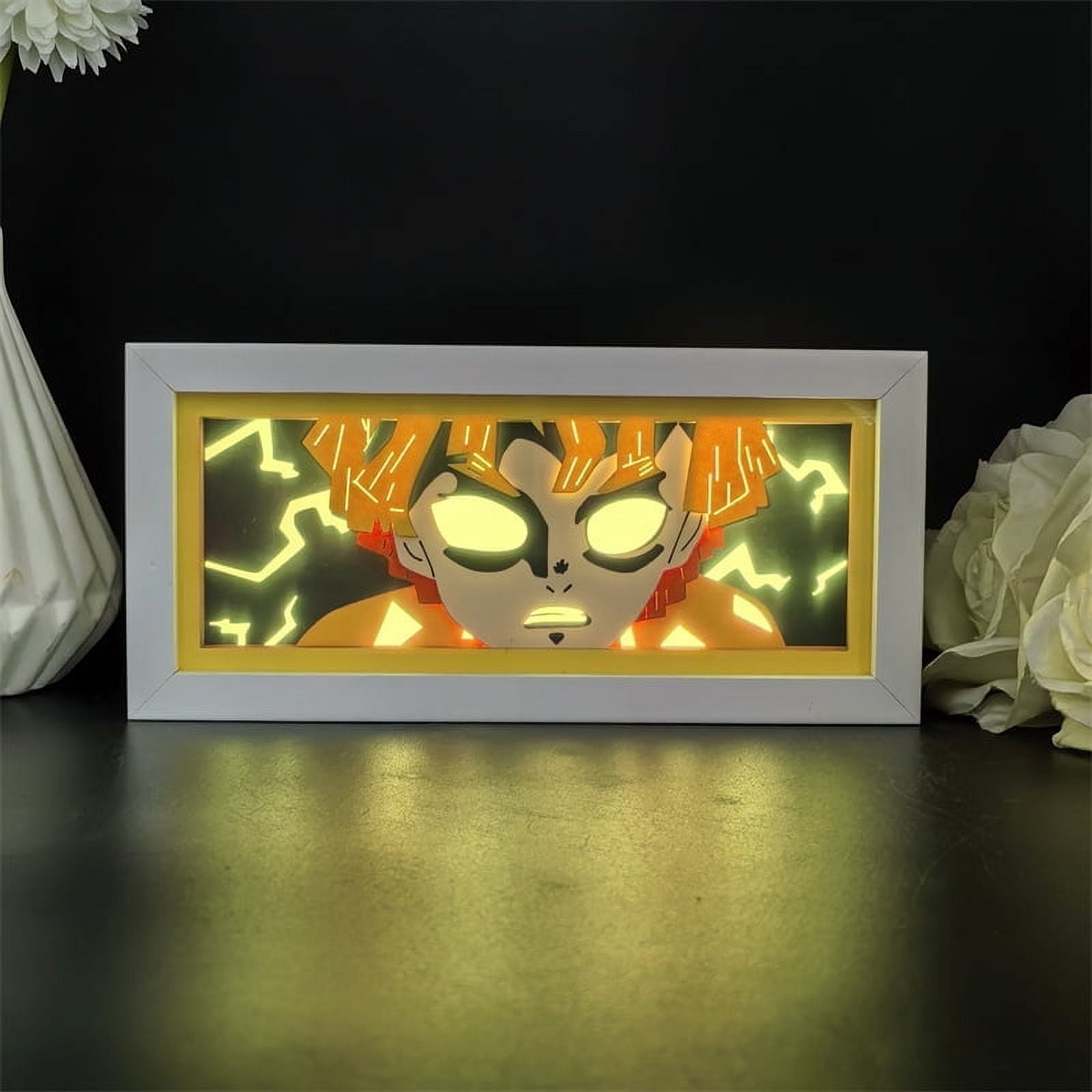 Anime Lamp Agatsuma Zenitsu Figure for RGB Nightlight 16 Color Changes ...