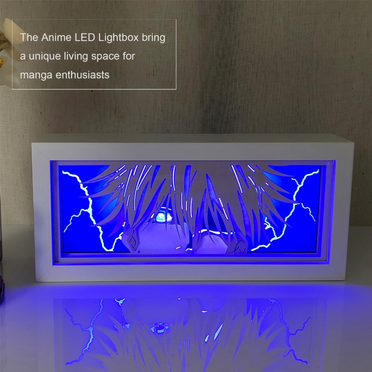 Anime Lamp Anime Light Box, Paper Cut Anime Led Light Box Manga Shadow ...