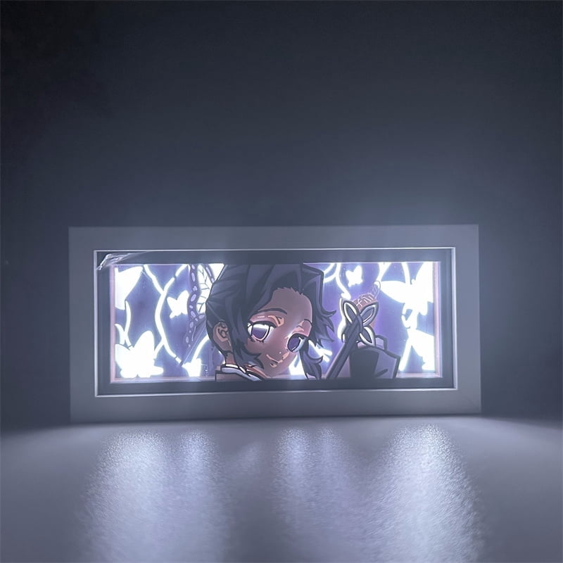 Anime Lamp Kochou Shinobu Figure for RGB nightlight 16 color changes ...