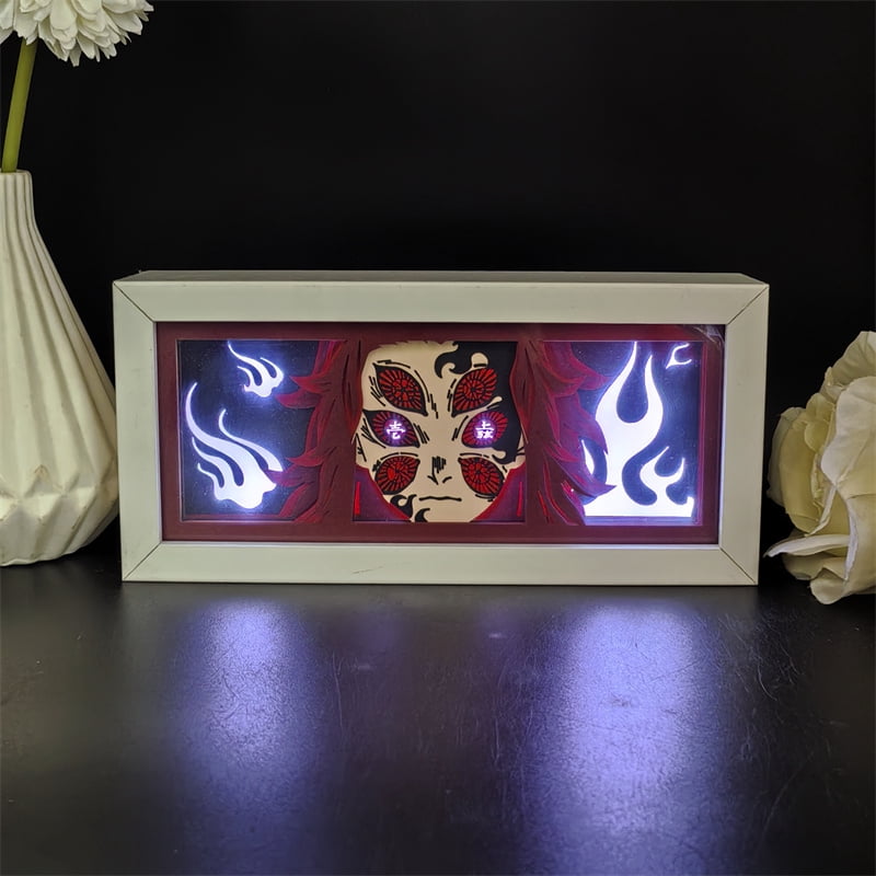 Anime Lamp Kokushibo Figure for RGB nightlight 16 color changes anime ...