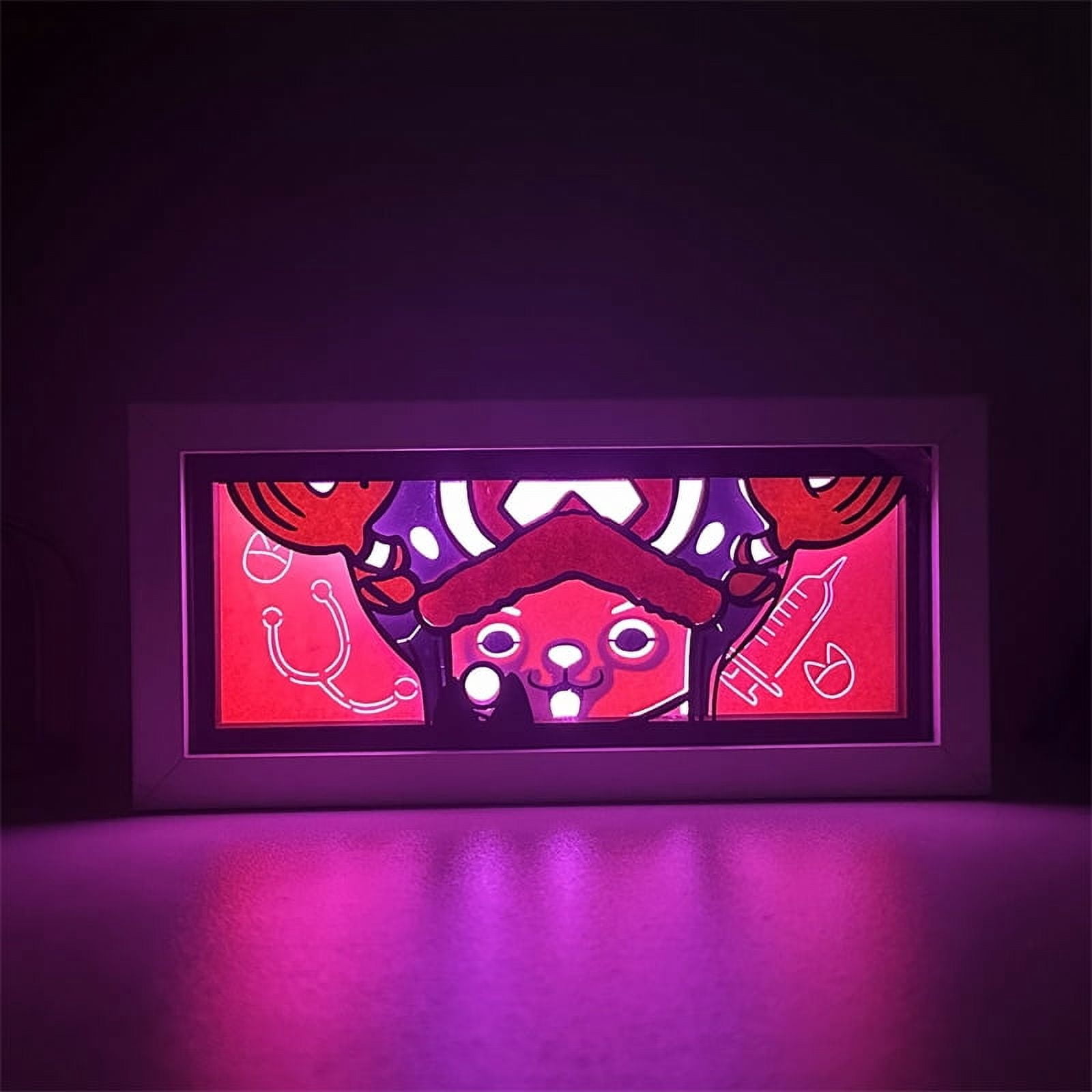 Anime Lamp Tony Tony Chopper Figure for RGB nightlight 16 color changes ...