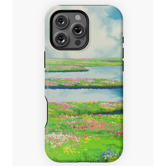 Anime Landscape Scenery Ghibli Art Phone Case for iPhone 16 15 14 13 12 ...