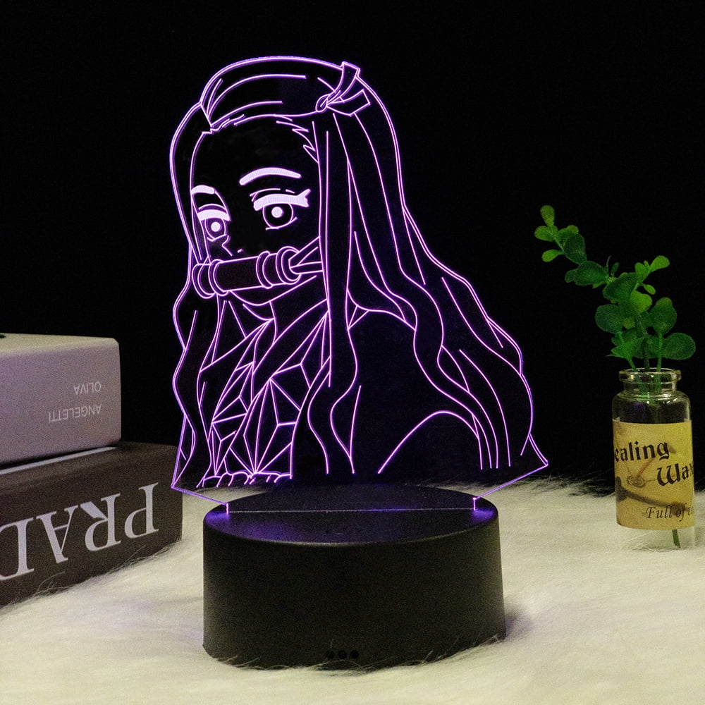 Anime Led Light Kimetsu No Yaiba Nezuko Kamado for Bedroom Decoration ...