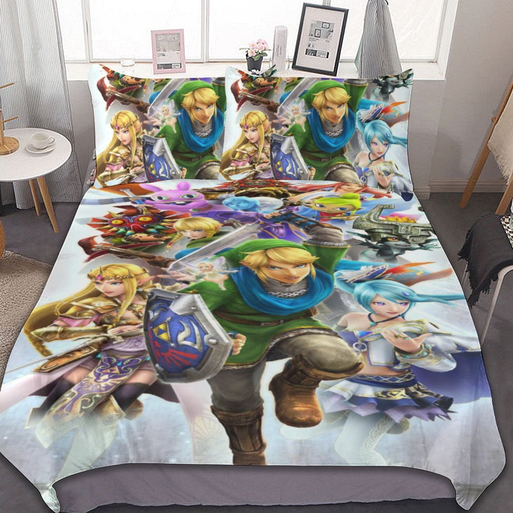 Anime Legend Of Zelda Duvet Cover Set, 3D Printed Lightweight and ...