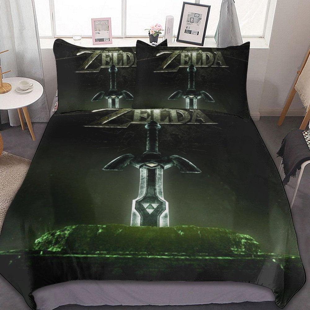 Anime Legend Of Zelda Duvet Cover Set, 3D Printed Lightweight and ...