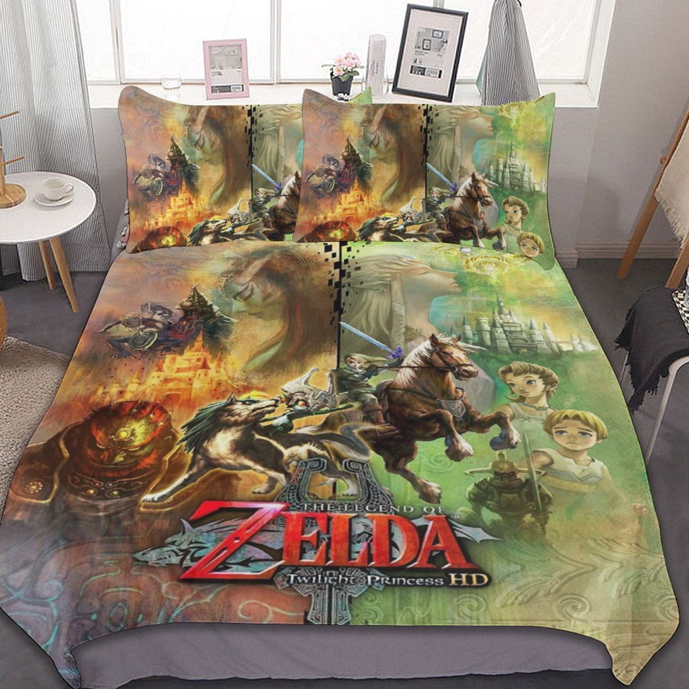 Anime Legend Of Zelda Duvet Cover Set, 3D Printed Lightweight and ...