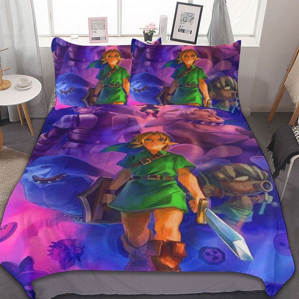 Anime Legend Of Zelda Duvet Cover Set, 3D Printed Lightweight and ...
