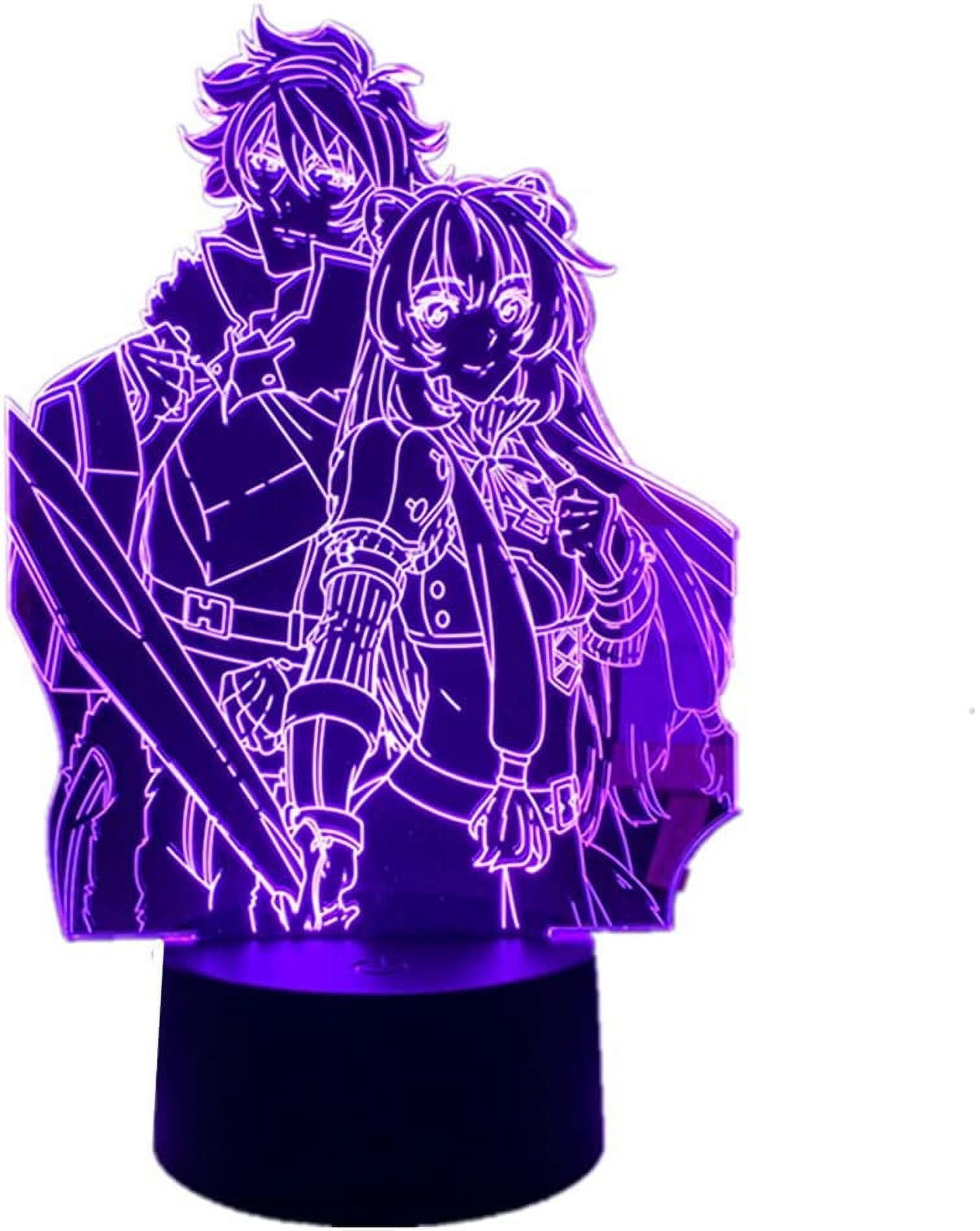 Anime Light Novel 3D Led Night Light The Rising of The Shield Hero ...