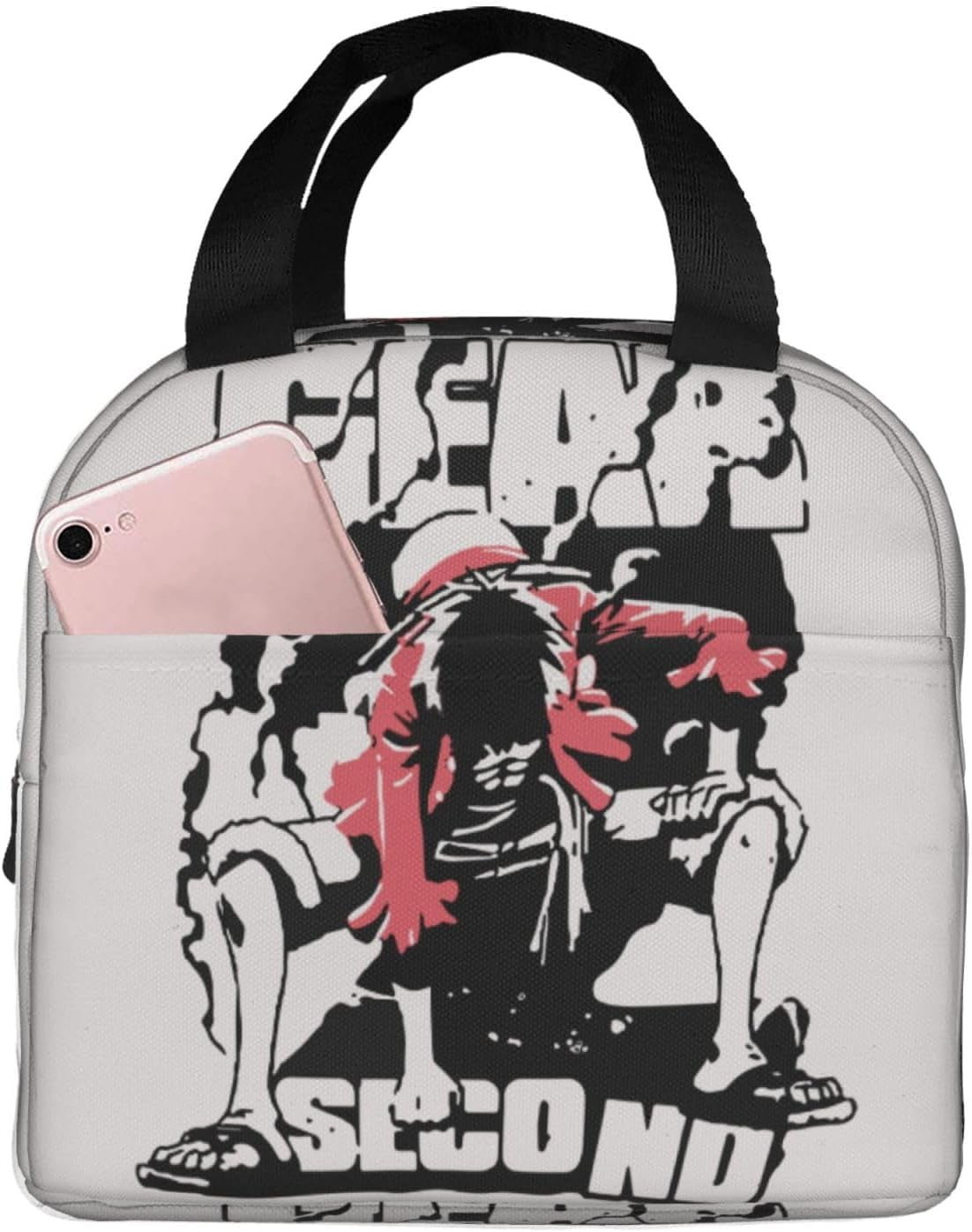 Anime Lunch Bag One Piece Insulated Lunch Box Leakproof Cooler Food ...