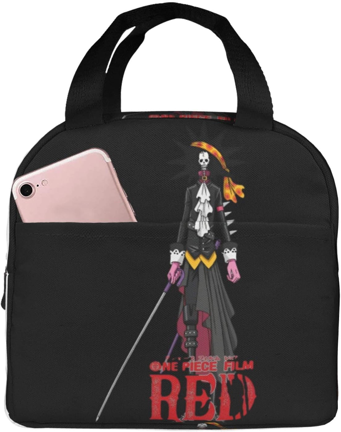 Anime Lunch Bag One Piece Insulated Lunch Box Leakproof Cooler Food ...