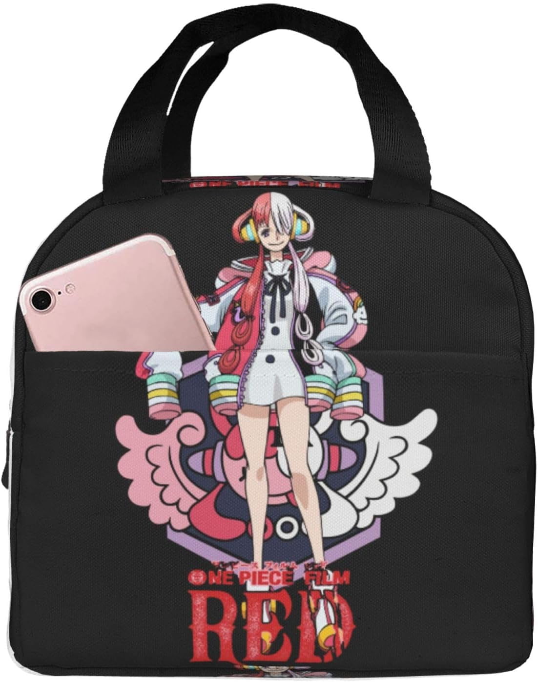 Anime Lunch Bag One Piece Insulated Lunch Box Leakproof Cooler Food ...