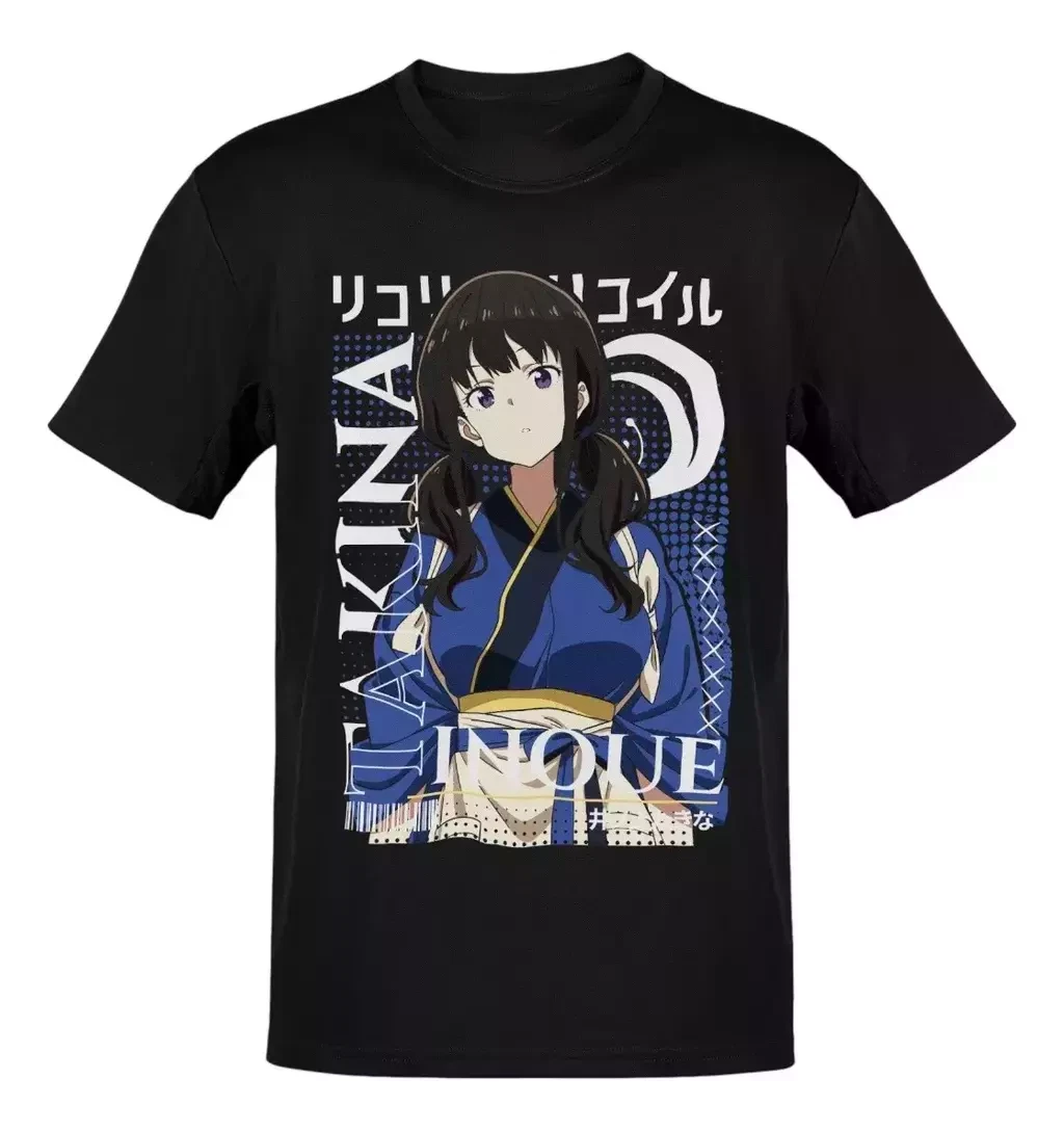 Anime Lycoris Recoil Takina Inoue T-Shirt Size S-5XL, Gift For Friends ...