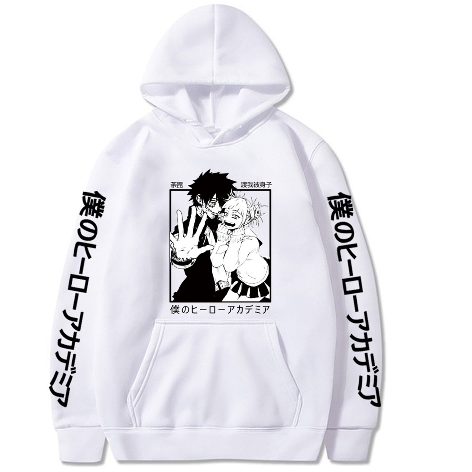 Anime MHA Hoodie Streetwear Himiko Long Sleeve Sweatshirt Dabi Hooded ...