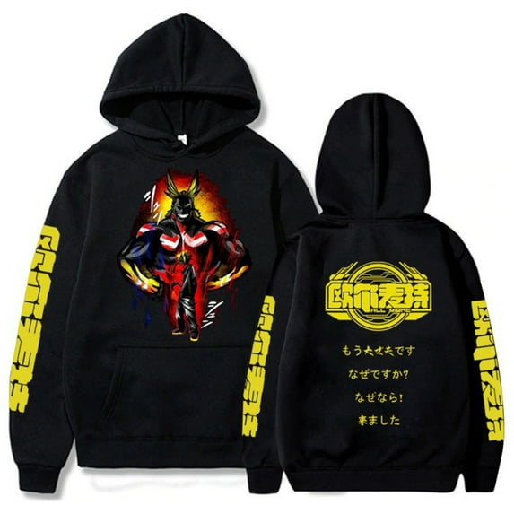 Anime MHA Long Sleeve Hoodie Midoriya Izuku Casual Sweatshirts for Mens ...