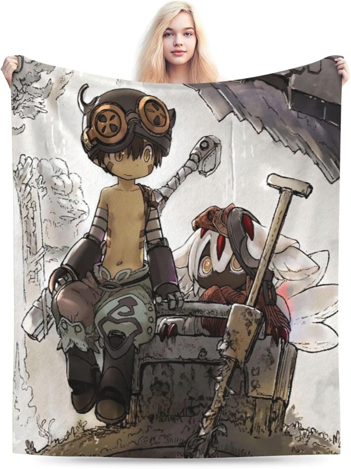 Anime Made in Abyss Blankets Cozy Soft Warm Lightweight Blanket Sofa ...