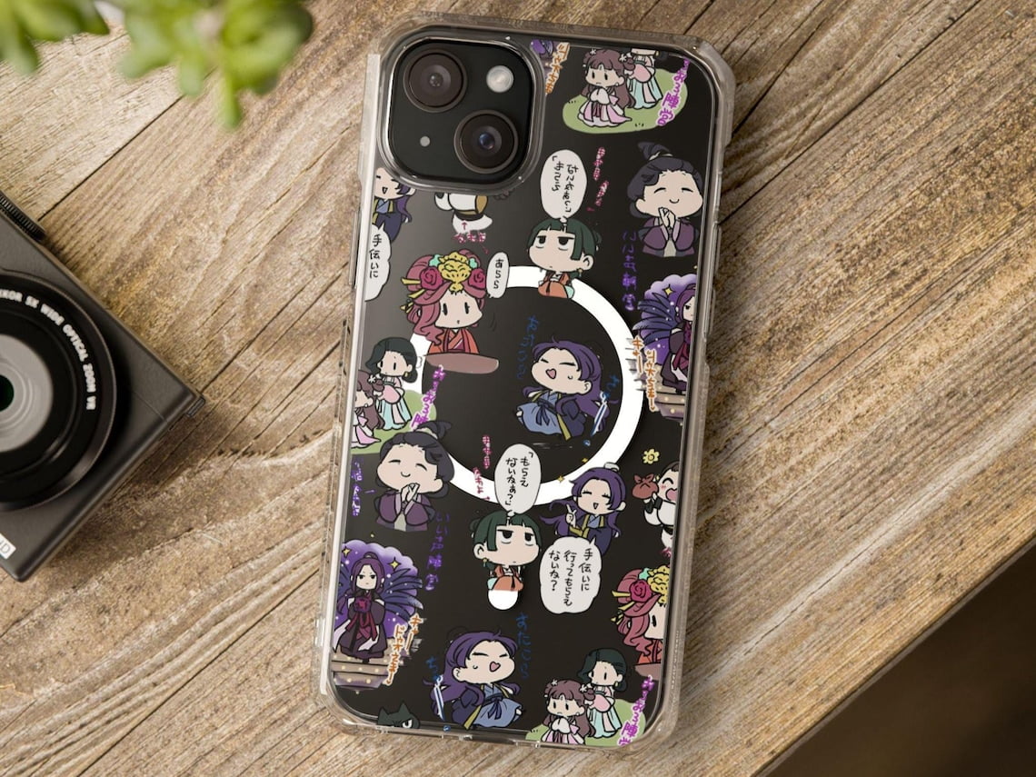 Anime MagSafe Cute Chibi Impact Case Compatible with iPhone 11 12 13 14 ...