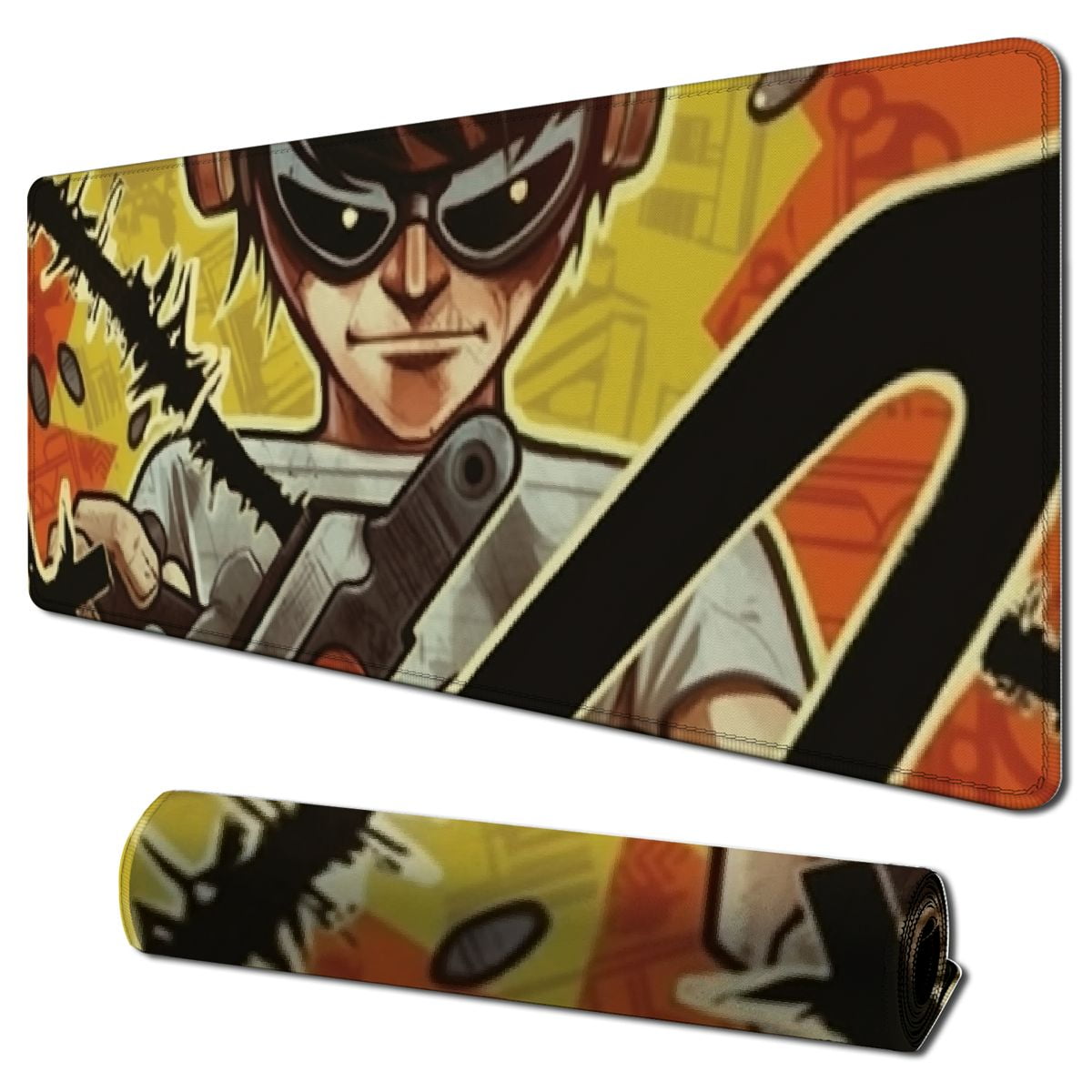 Anime Man Mousepad Ultra Thick Rubber Large Gaming Mouse Pad Mat Anti ...