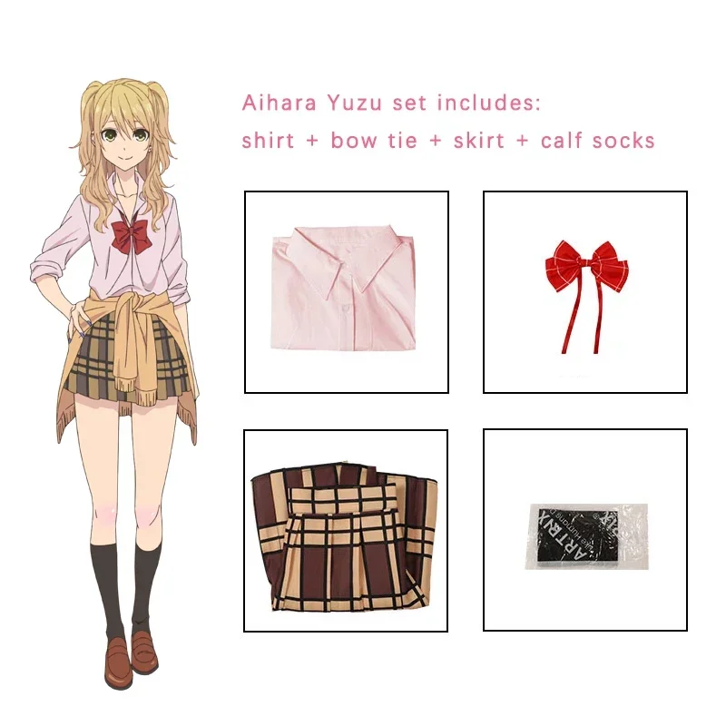 Anime Manga Citrus Aihara Yuzu Aihara Mei School Uniform Suit Cosplay ...