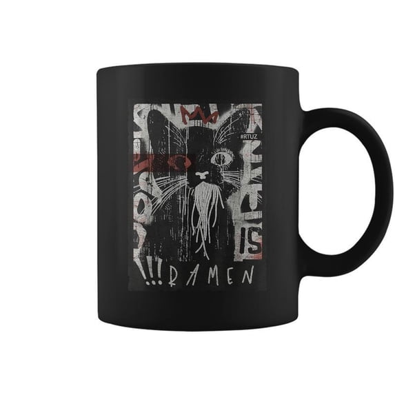 Anime Manga Kawaii Otaku Style Urban Streetwear Ramen Cat Coffee Mugs ...