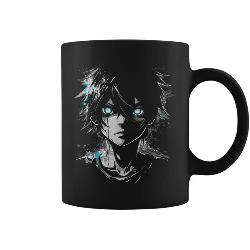 Anime Manga Motif Blue-Eyes Illustration Anime Coffee Mug - Walmart.com