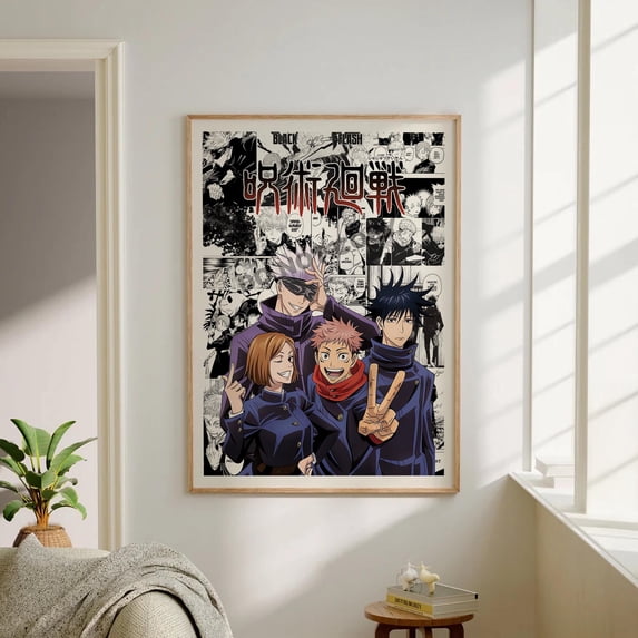Anime Manga Poster Jjk Anime Wall Decor High Quality Poster Anime Fan ...