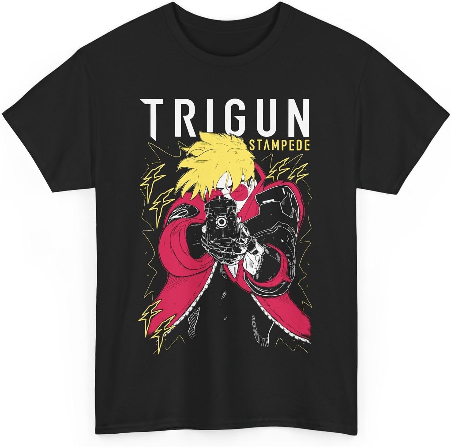 Anime Manga Trigun T Shirt, Trigun VASH The Stampede Merch Casual Short ...