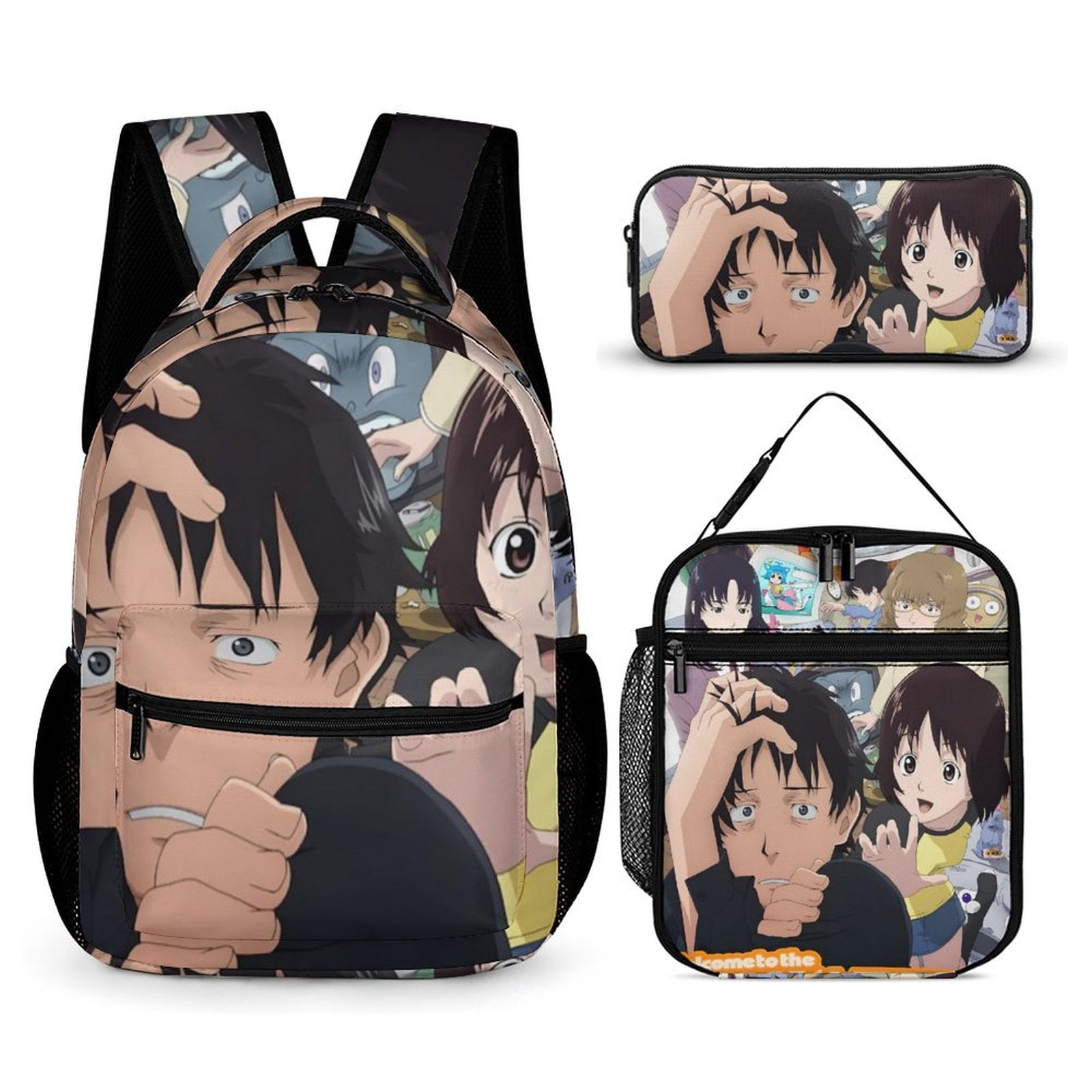 Anime Manga Welcome to The NHK (1) 3 Piece Backpack Set Anime Casual ...