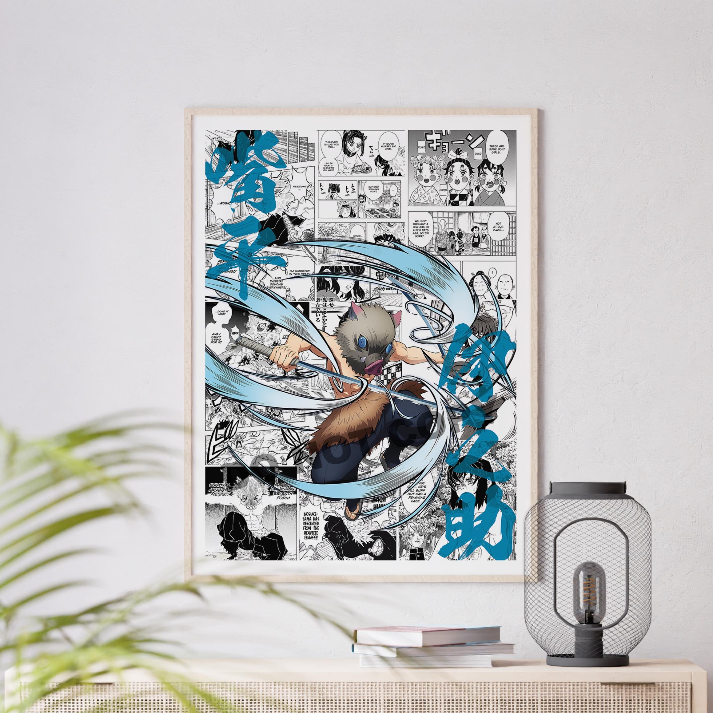 Anime Manga inosuke - Curated Manga Panels - Wall Art - Hashira - Anime ...