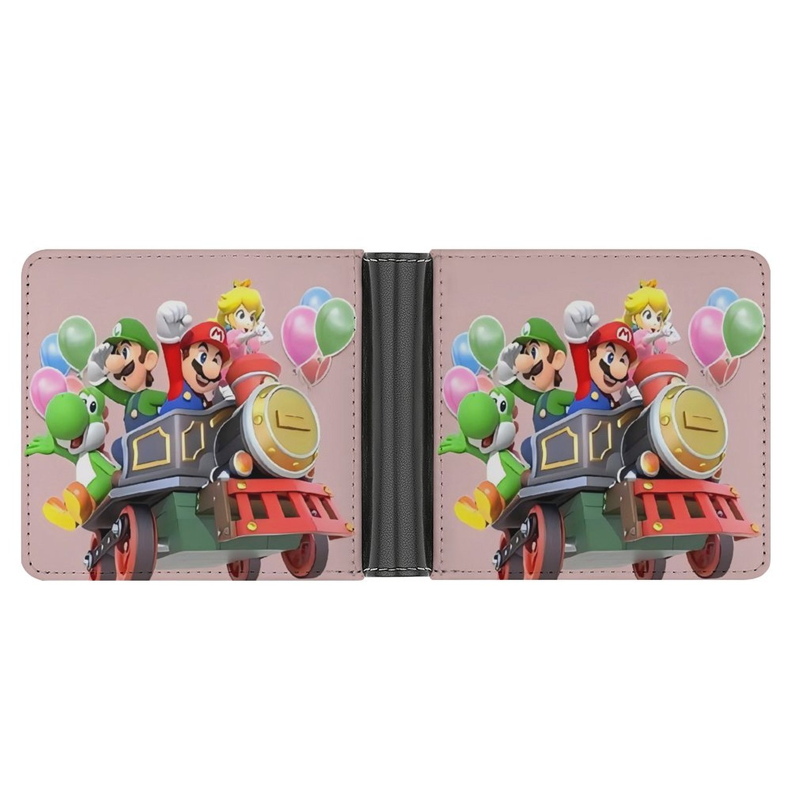 Anime Mario Wallet For Men Purse Leather Bifold Wallet Mario Merch for ...