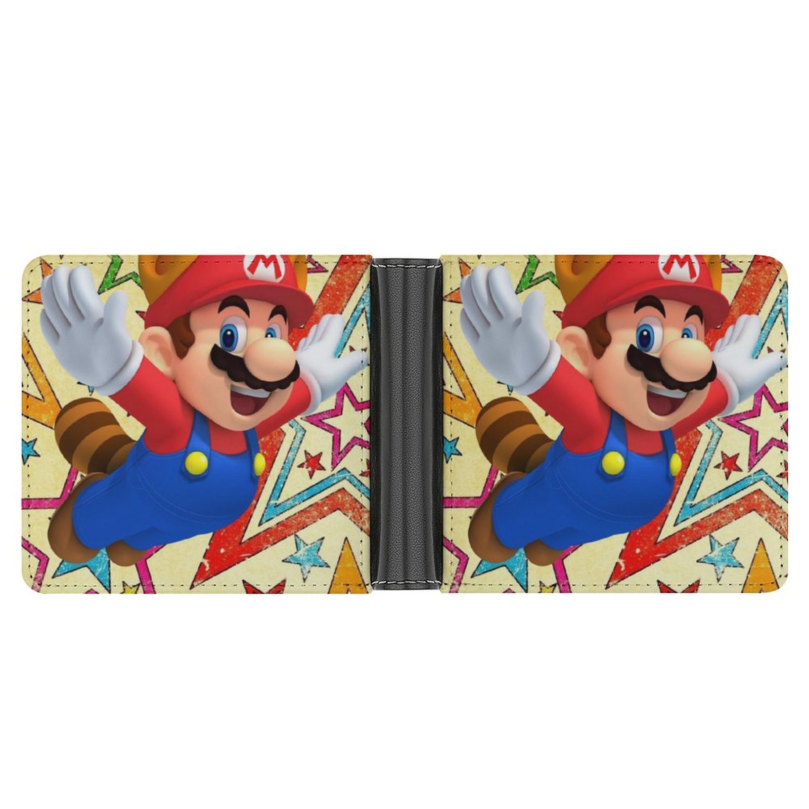 Anime Mario Wallet For Men Purse Leather Bifold Wallet Mario Merch for ...