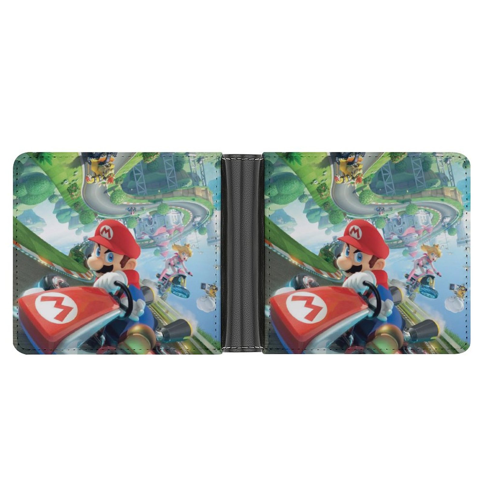 Anime Mario Wallet For Men Purse Leather Bifold Wallet Mario Merch for ...