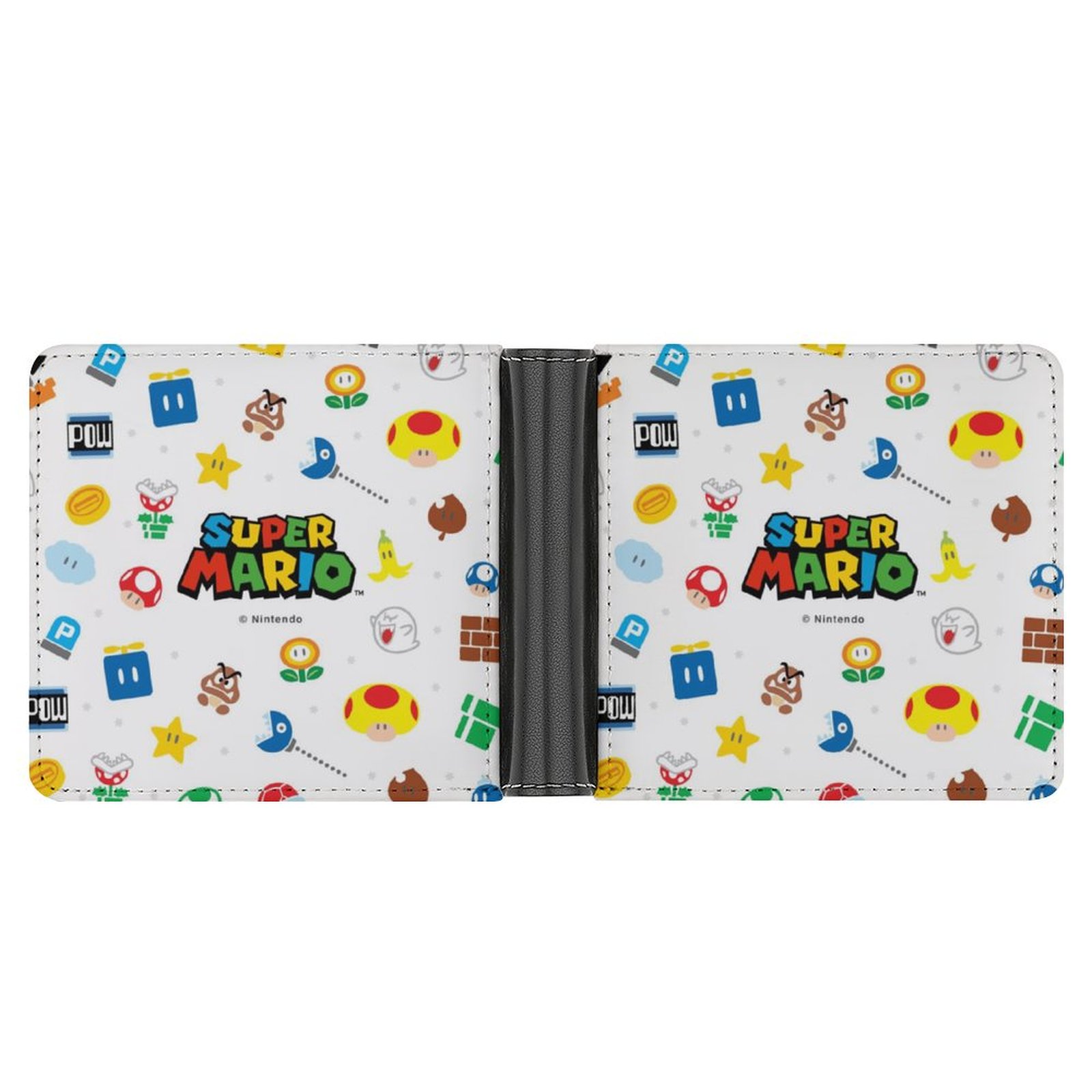 Anime Mario Wallet For Men Purse Leather Bifold Wallet Mario Merch for ...