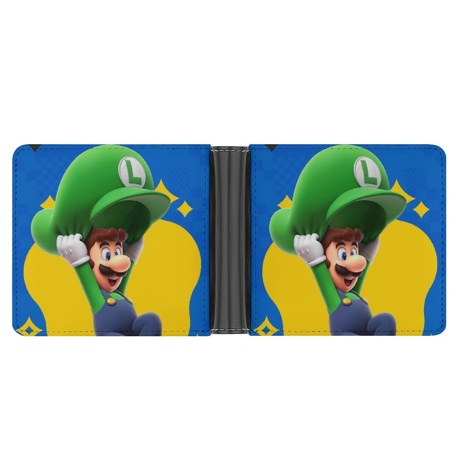 Anime Mario Wallet For Men Purse Leather Bifold Wallet Mario Merch for ...