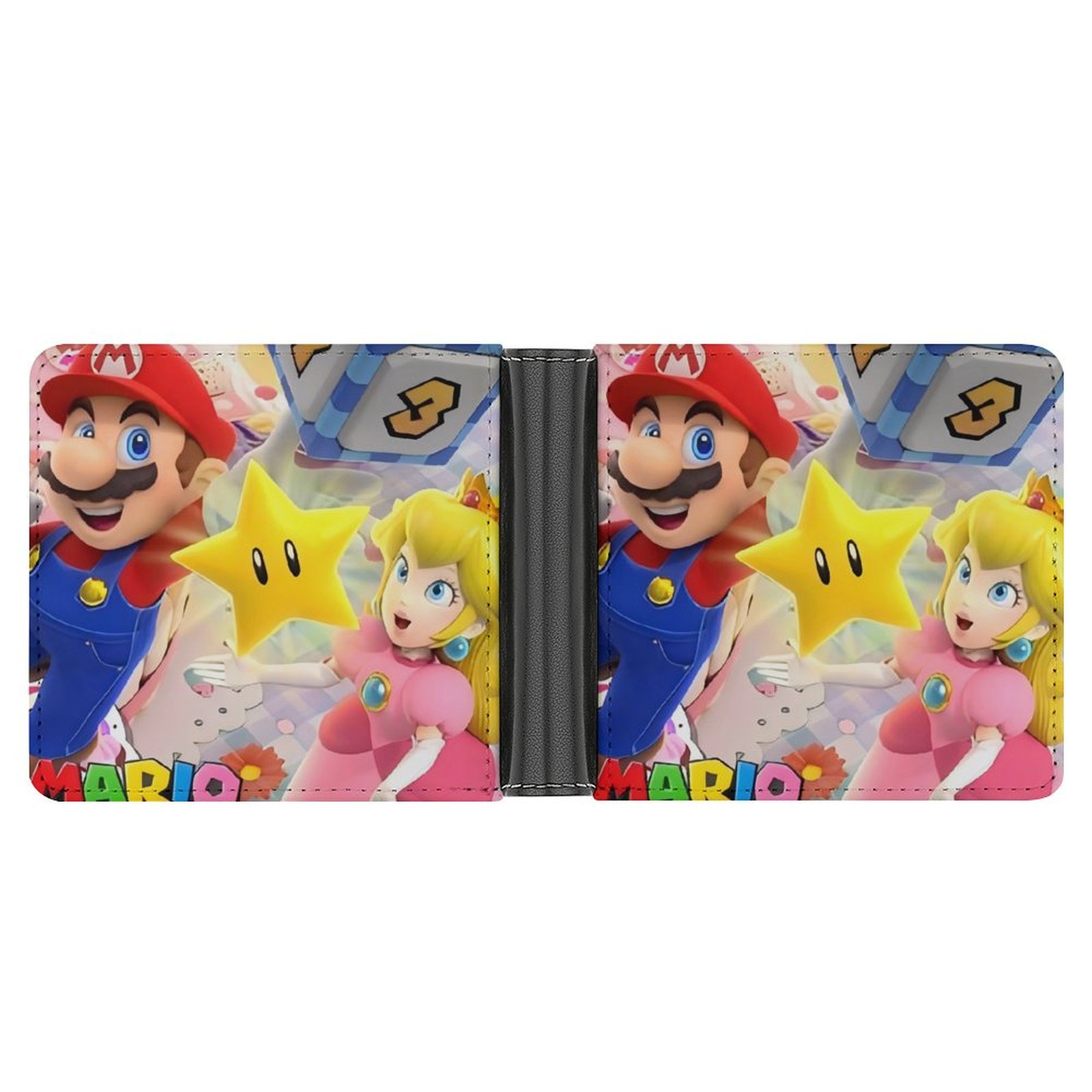 Anime Mario Wallet For Men Purse Leather Bifold Wallet Mario Merch for ...