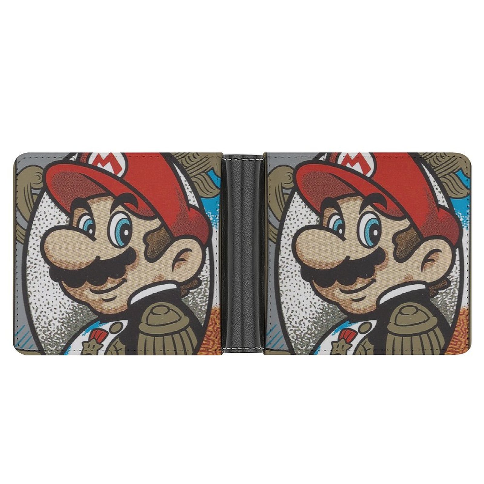 Anime Mario Wallet For Men Purse Leather Bifold Wallet Mario Merch for ...